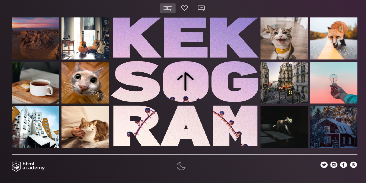 GitHub - gudkovsky/kekstagram: HTML-Academy JS course pet-project GitHub - gudkovsky/kekstagram: HTML-Academy JS course pet-project
