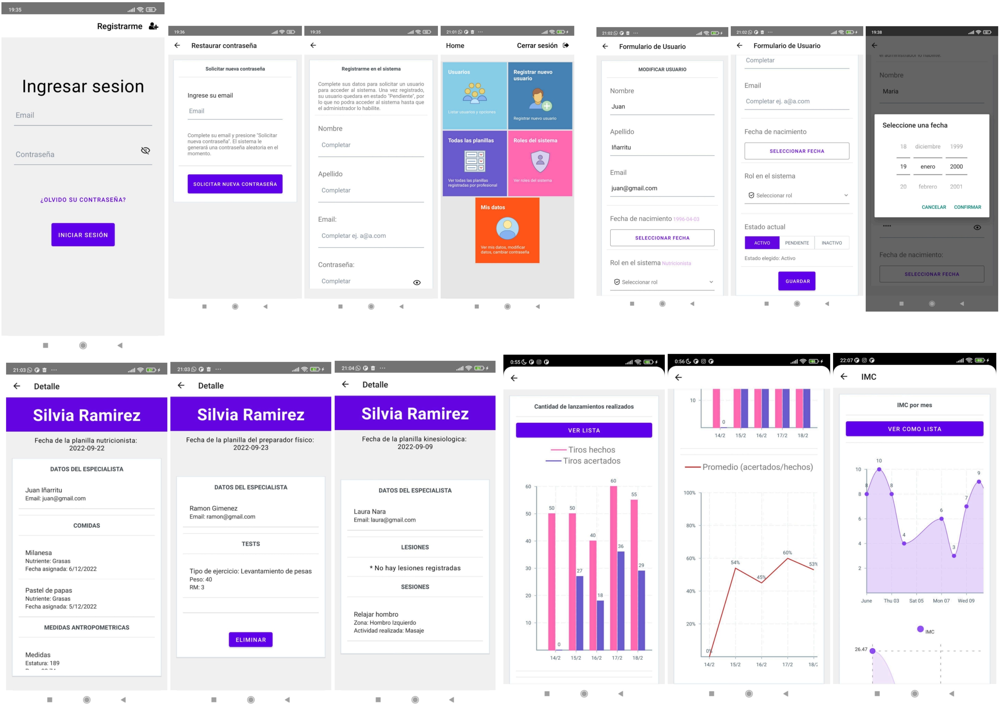 GitHub - martiigarcia/sport-management-app-mobile: Aplicación móvil de gestión médica y ...