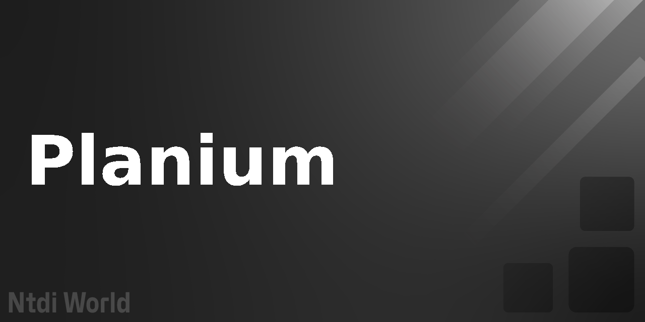 GitHub - Ntdi-World/planium: Photo API with text for NTDI WORLD