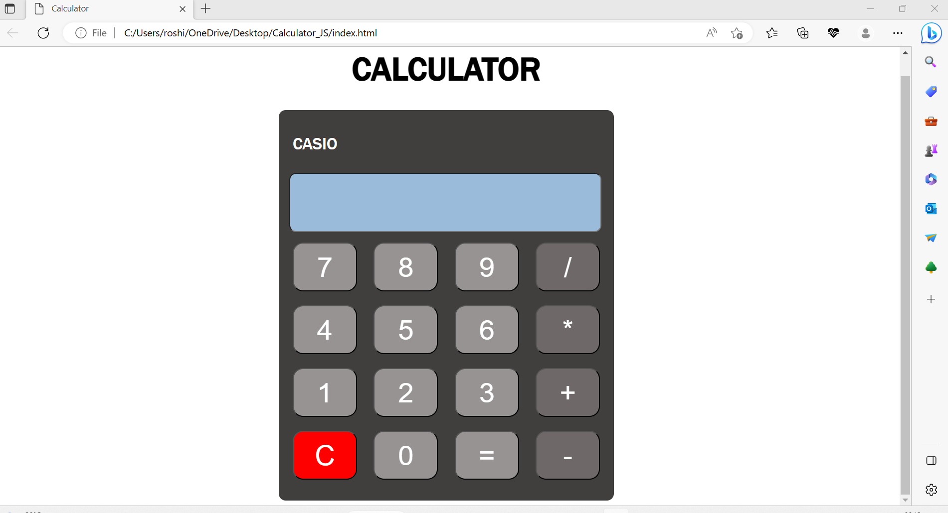 GitHub - Roshith-KT/Calculator_JS: Calculator developed using Web ...