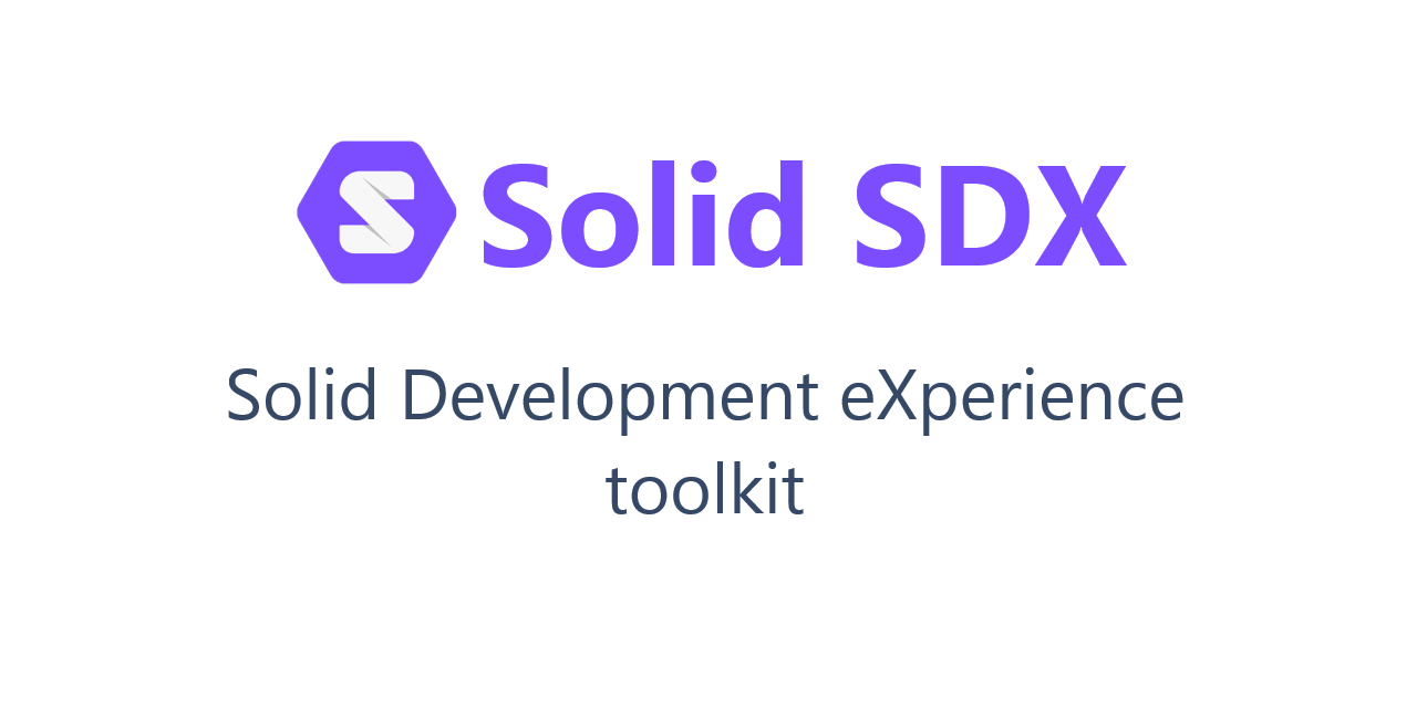 GitHub - SolidLabResearch/sdx-sdk: Solid Development Experience SDK library