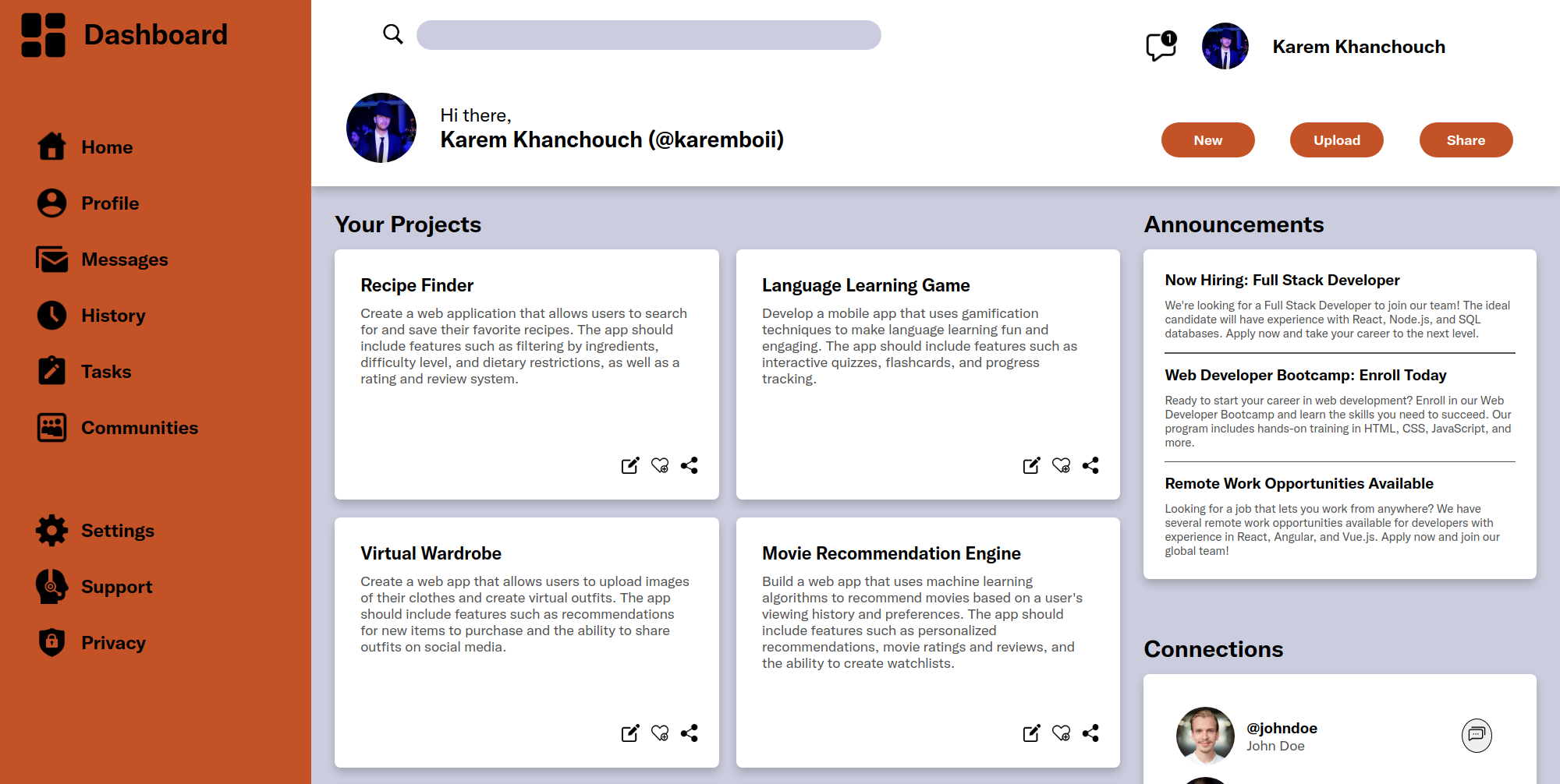 GitHub - KaremKh/admin-dashboard