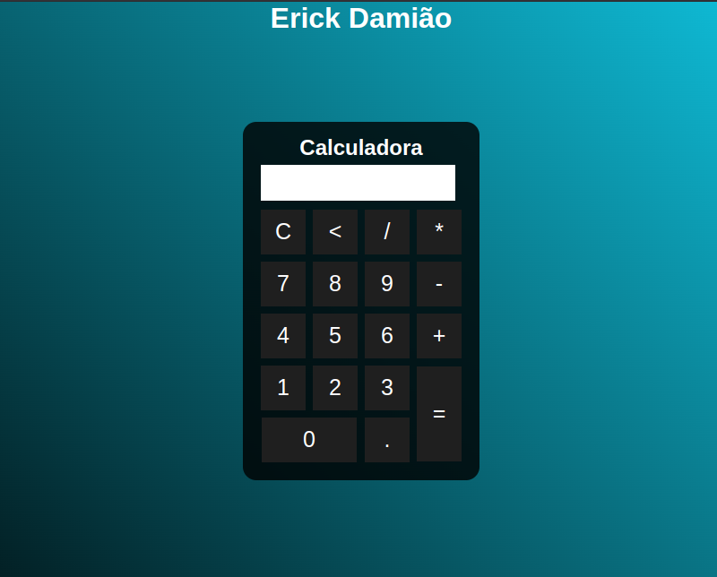 GitHub - erickdds23/calculadora-simples