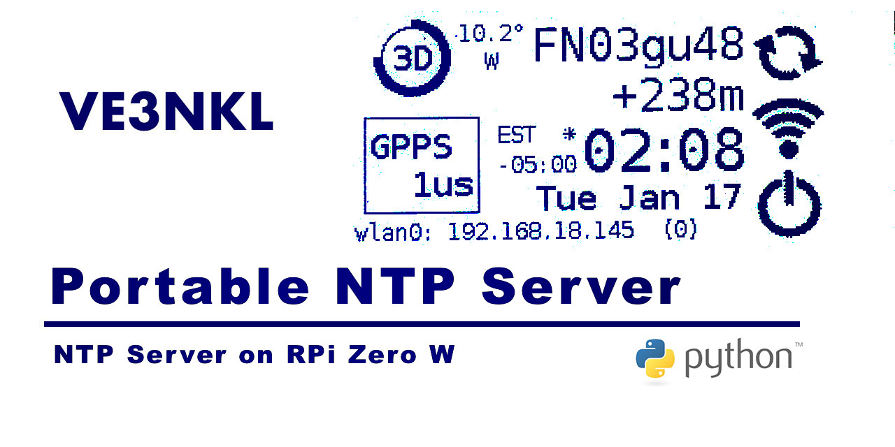GitHub - ve3nkl/portable-ntp-server: Portable NTP Server based on RPi