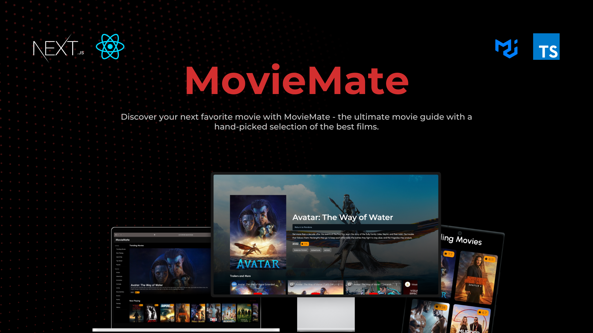 GitHub - Vaibhav2002/MovieMate-MERN: MovieMate-Discover your next favourite movie with MovieMate ...
