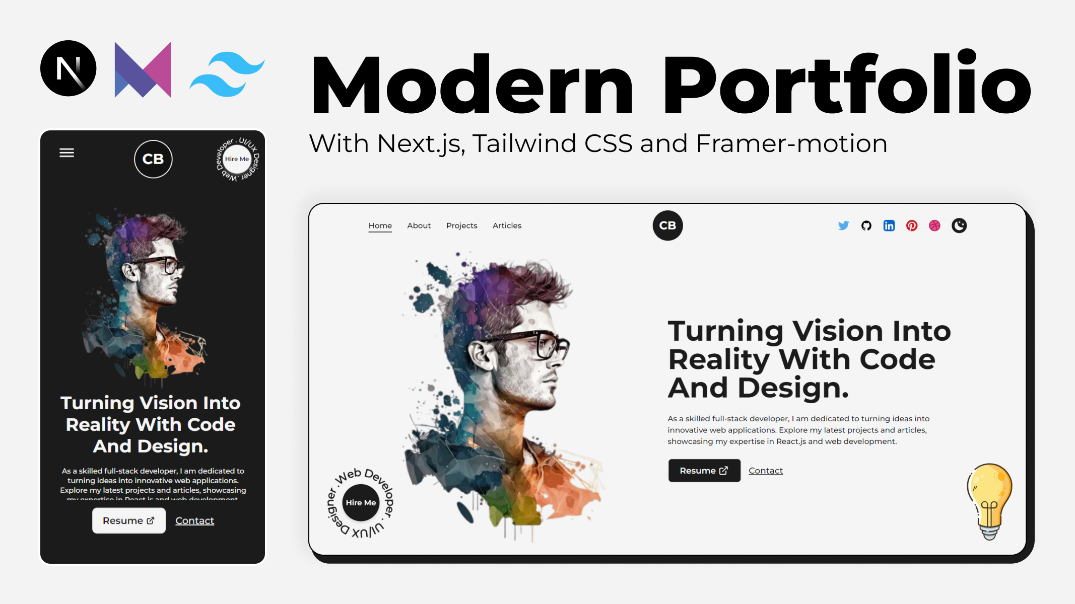 Portfolio template GitHub Topics GitHub