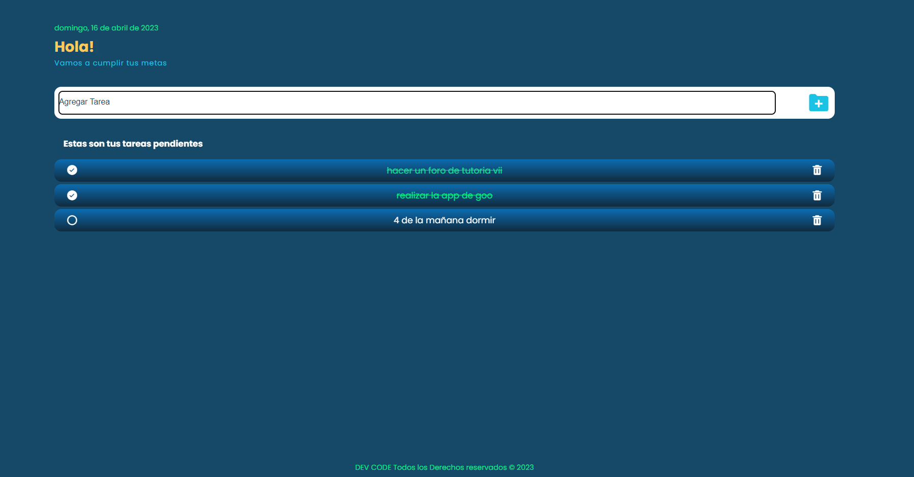 GitHub - elisay1/AppTareas: Este Proyecto se realizo en base de sus explicación de Rajesh Daya