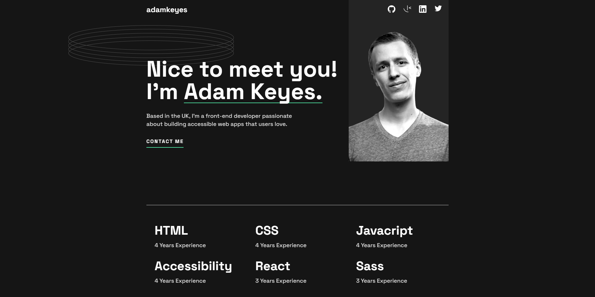 GitHub - Hugo-Farias/single-page-developer-portfolio-template: Single ...