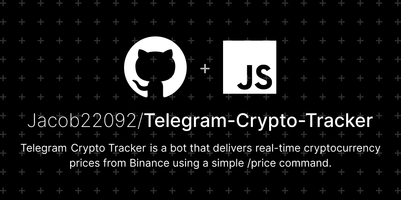 GitHub - Jacob22092/Telegram-Crypto-Tracker: Telegram Crypto Tracker is a bot that delivers real ...