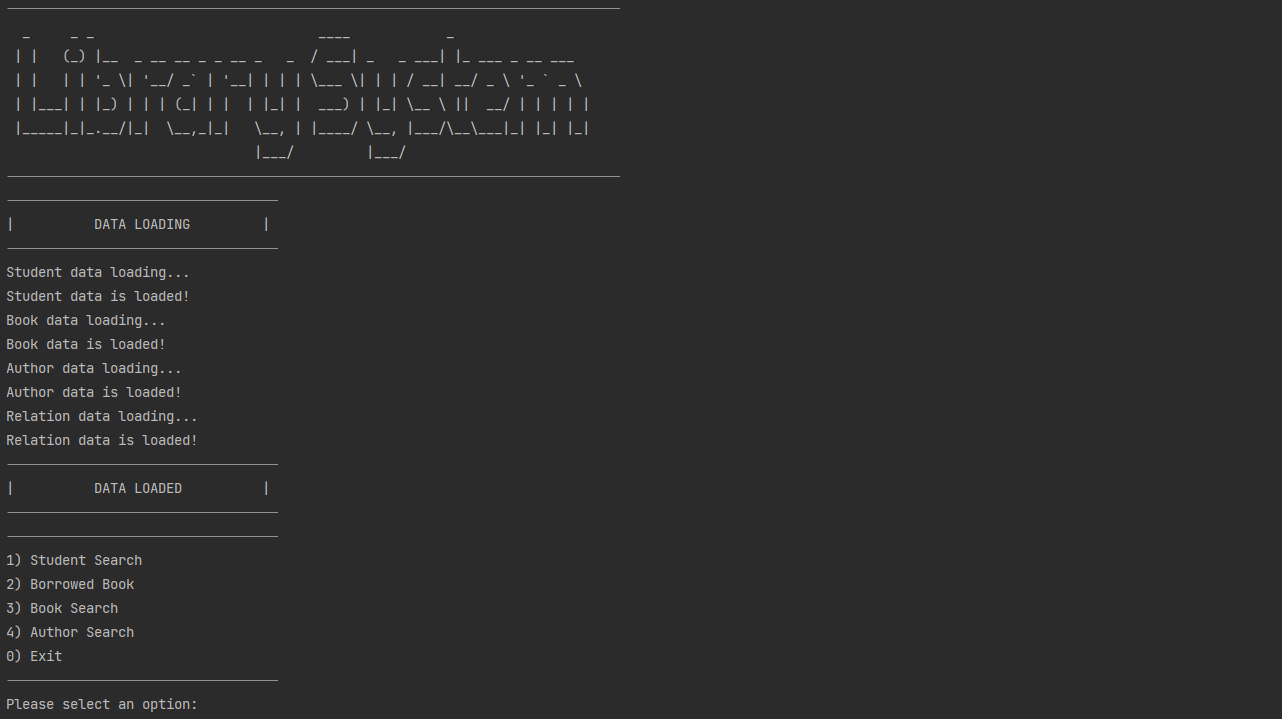 GitHub - halilugur/library-system: This is a console-based library ...
