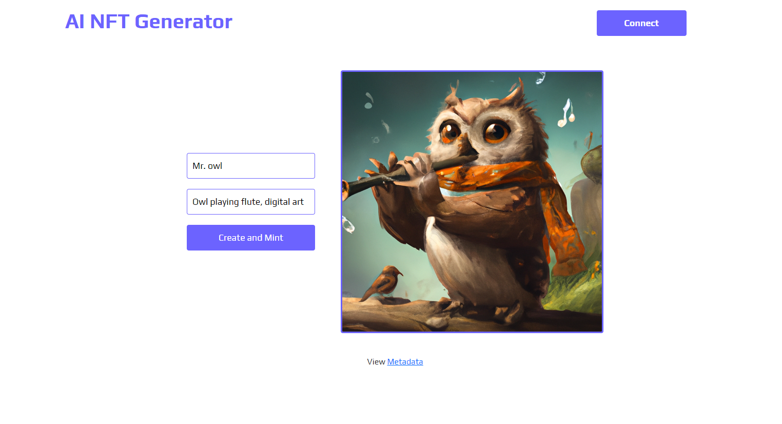 GitHub - sudhanshu7k/AI_NFT_Generator: Uses DALL.E to generate an image for your text promt ...