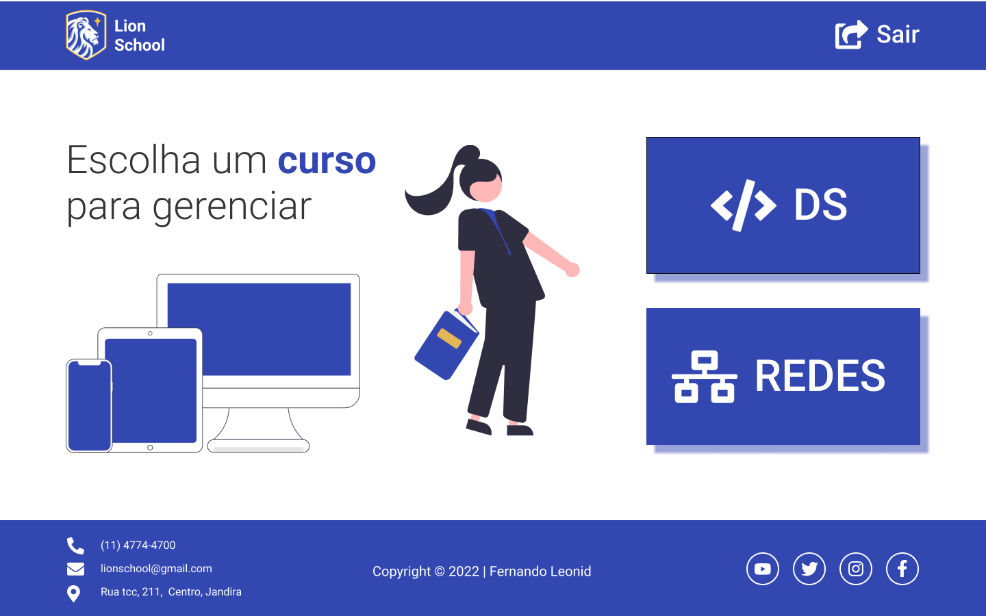 GitHub - fernandoleonid/atividade-integrada-lion-school-2023