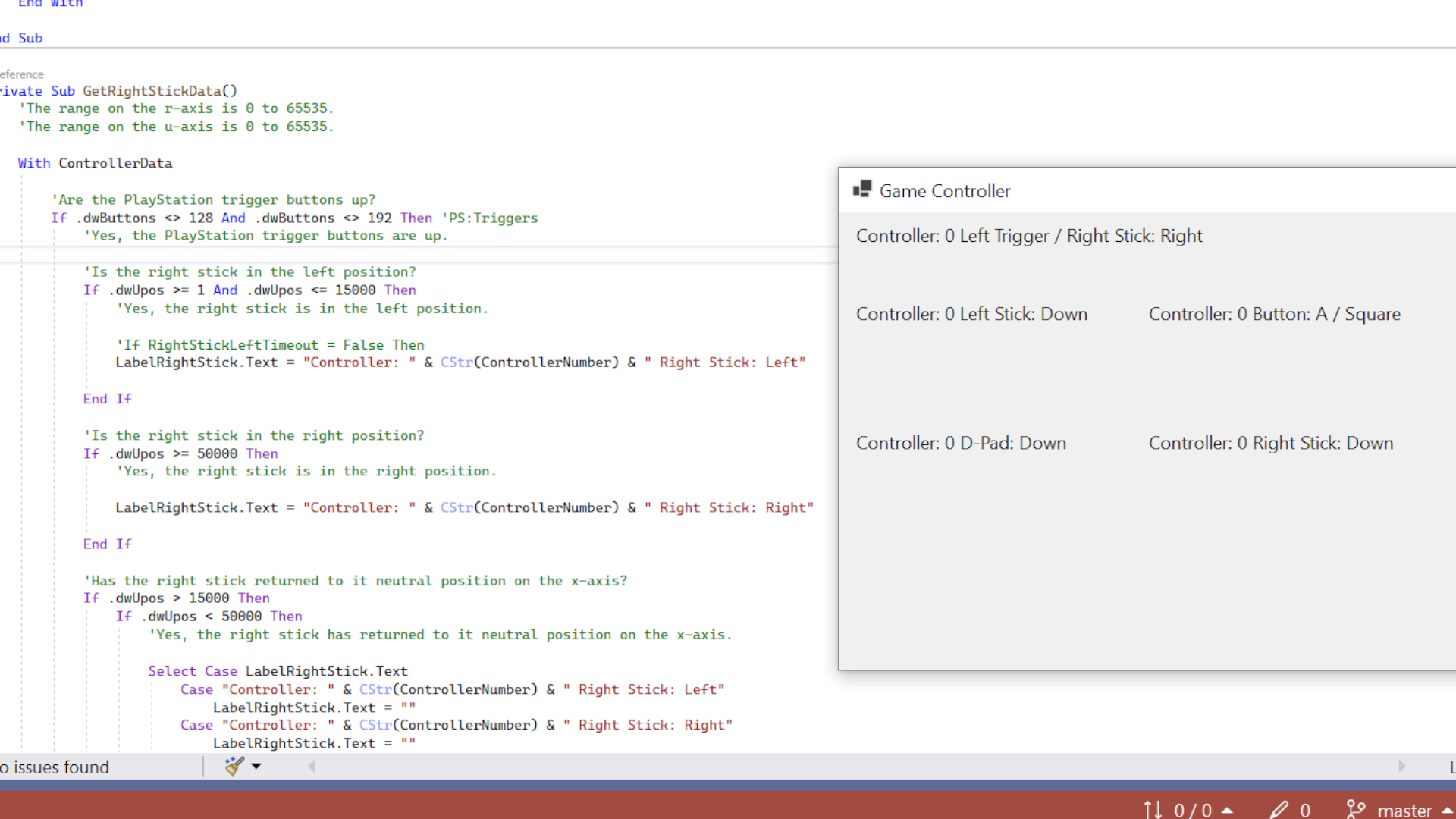 GitHub - JoeLumbley/Game-Controller: Using Xbox and PlayStation controllers.