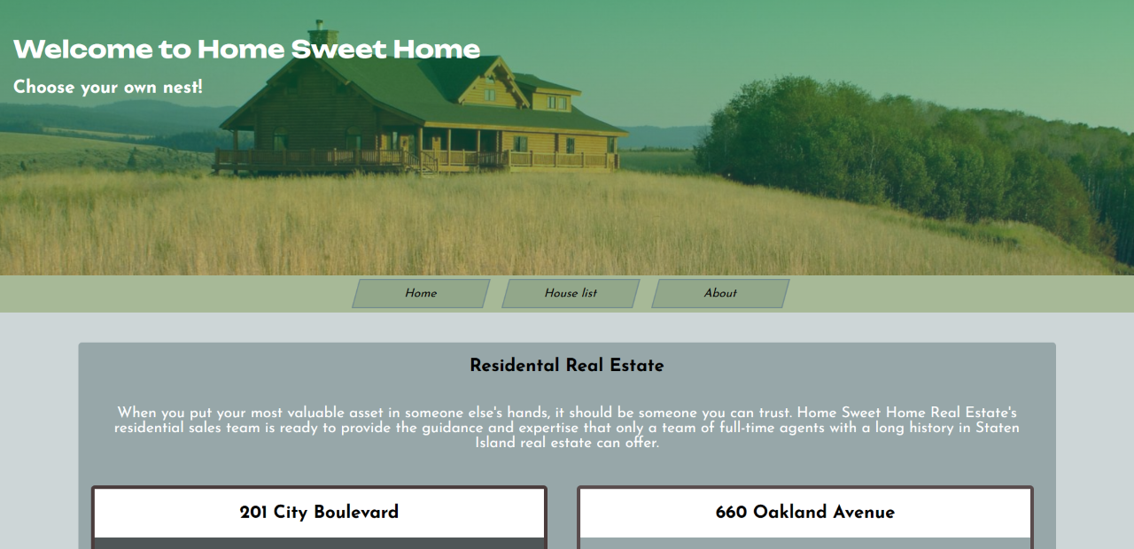 GitHub - SSBeron/House-selling: Real estate website front-end with CSS, Node.js, and Express.js ...