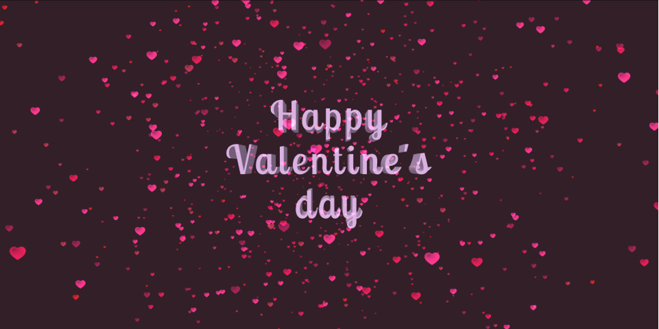 GitHub - dilums/valentines-threejs: Hearts animation with Three.js