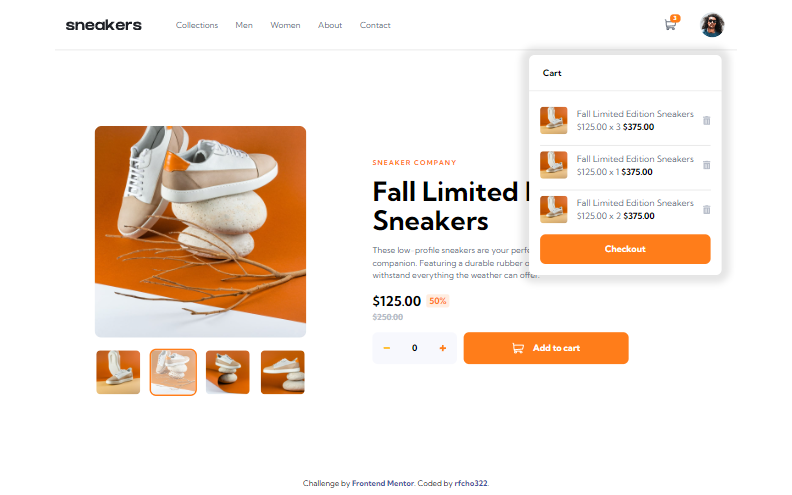 GitHub - rfcho322/fem-sneakers: Sneakers an e-commerce product page