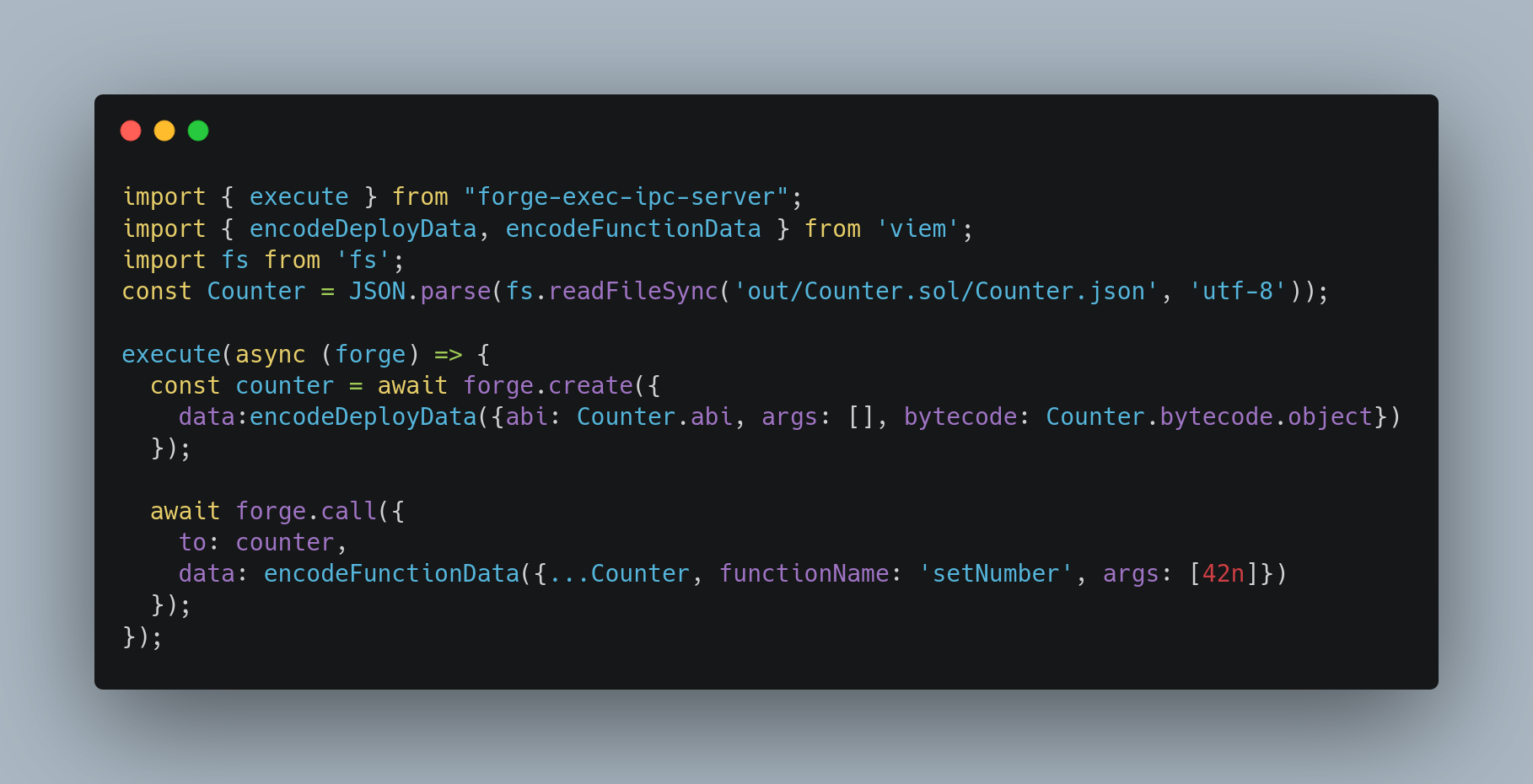 Github Wighawagforge Exec Execute Programs From Forge With An Open