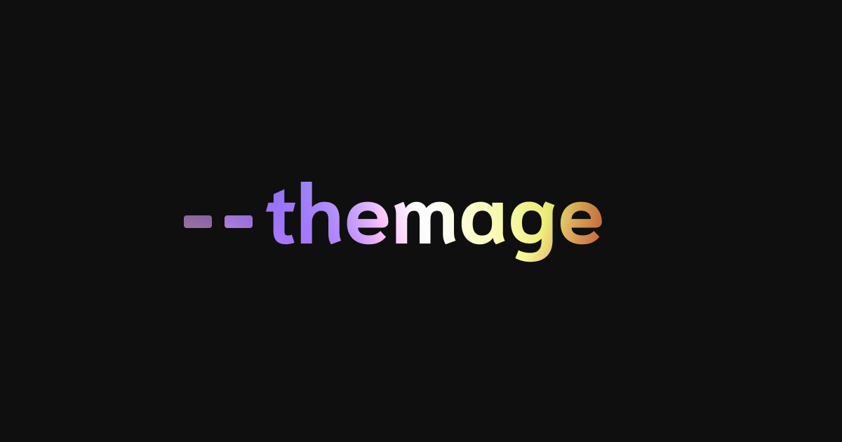 GitHub - pyncz/themage: 🧙‍♂️ Generate UI theme by image