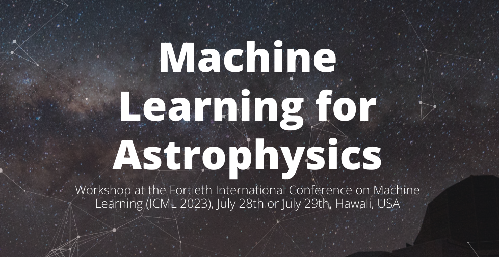 GitHub - ml4astro/icml2023: ML4Astro Workshop at ICML 2023