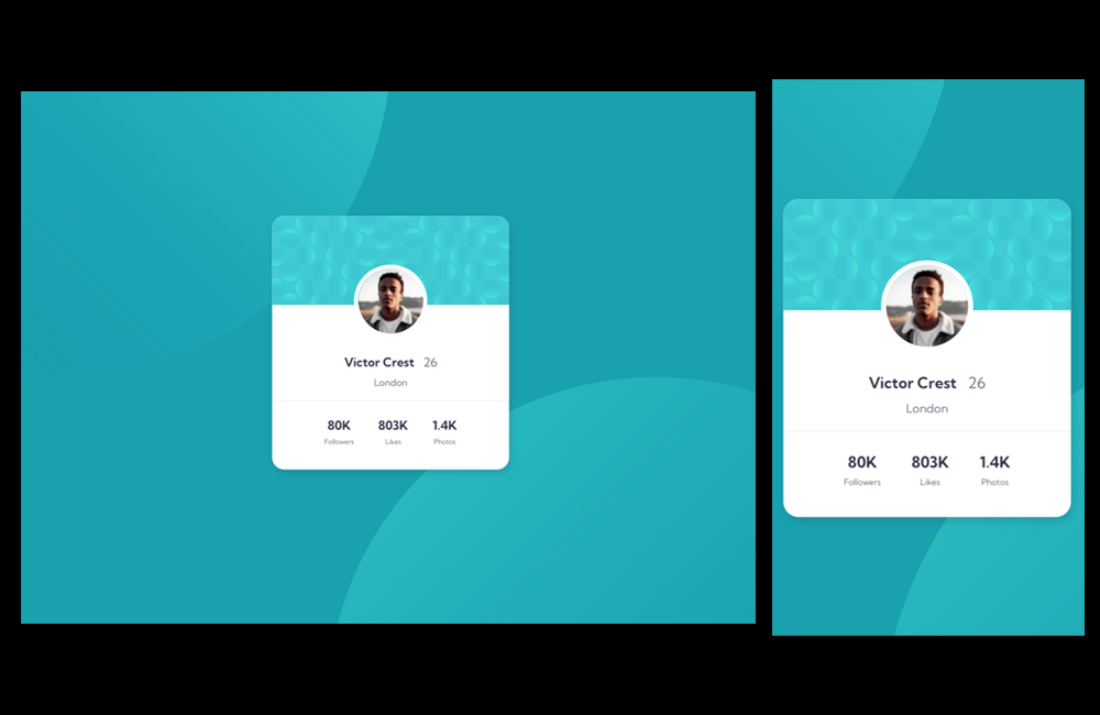 GitHub - JoleneKearse/fem-profile-card-component: The FrontendMentor.io Profile Card Component ...