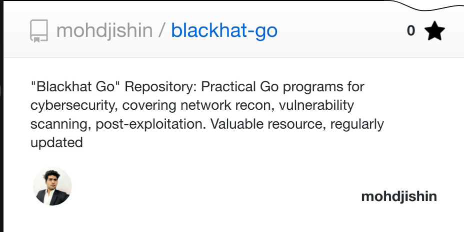 GitHub - mohdjishin/blackhat-go: "Blackhat Go" Repository: Practical Go programs for ...