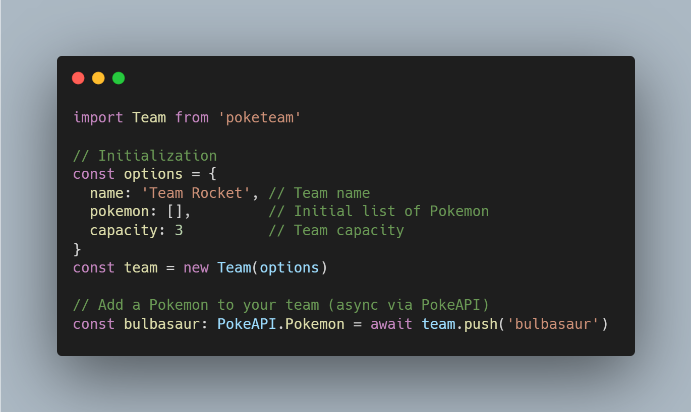 GitHub - AdoryVo/poketeam: 🏗️ Library for building Pokemon teams ...