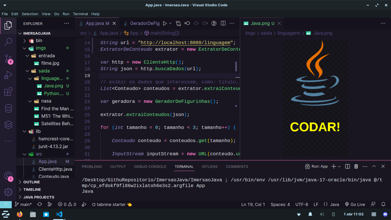 GitHub - EdnaldoLuiz/Imersao-Java: Esse foi um projeto desenvolvido ao ...