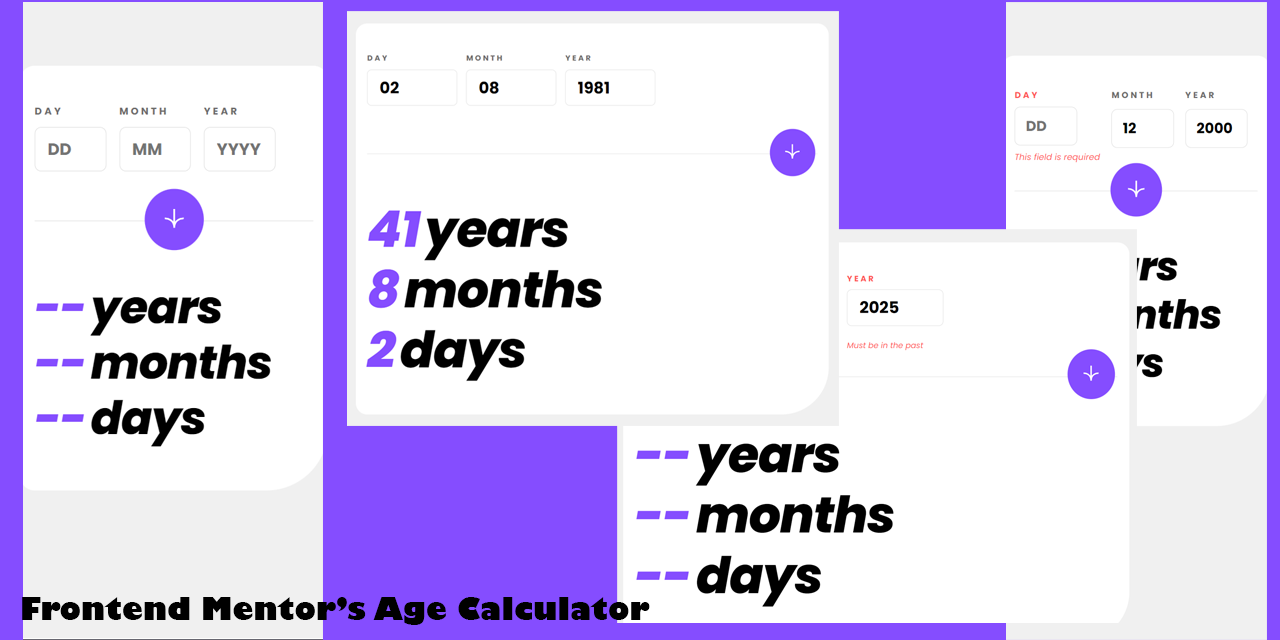 GitHub - JoleneKearse/fem-age-calculator-app: Frontend Mentor's new ... GitHub - JoleneKearse/fem-age-calculator-app: Frontend Mentor's new ...