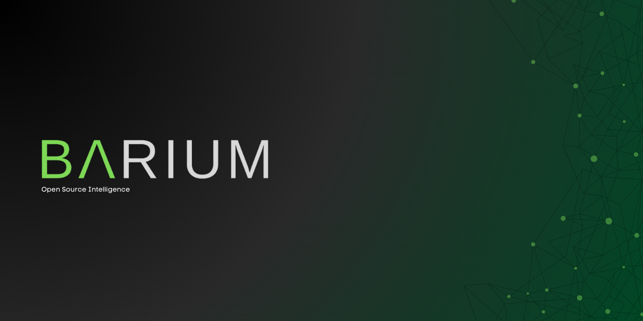 GitHub - romuro-pauliv/Barium: Server providing Open Source Intelligence (OSINT) services ...