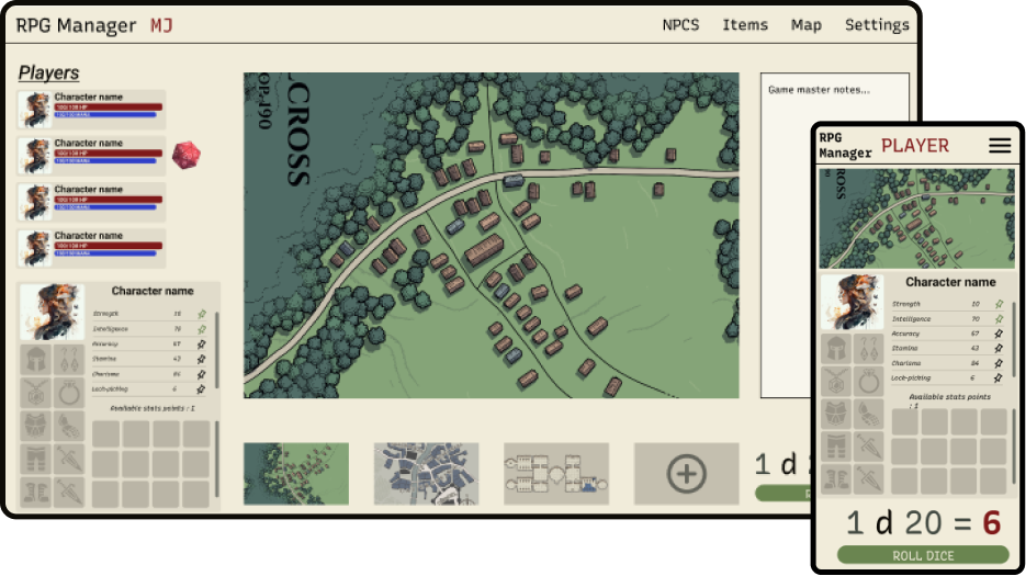 GitHub - Heargo/RPGManager: A online support for your role play games