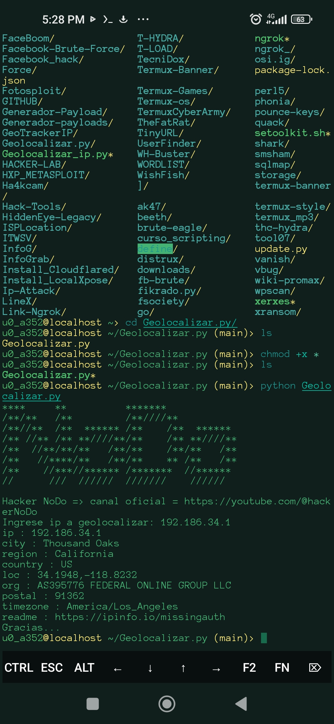 GitHub - DevDomainX/Geolocalizar.py: un pequeño pero poderoso scrip para Geolocalizar una ip con ...