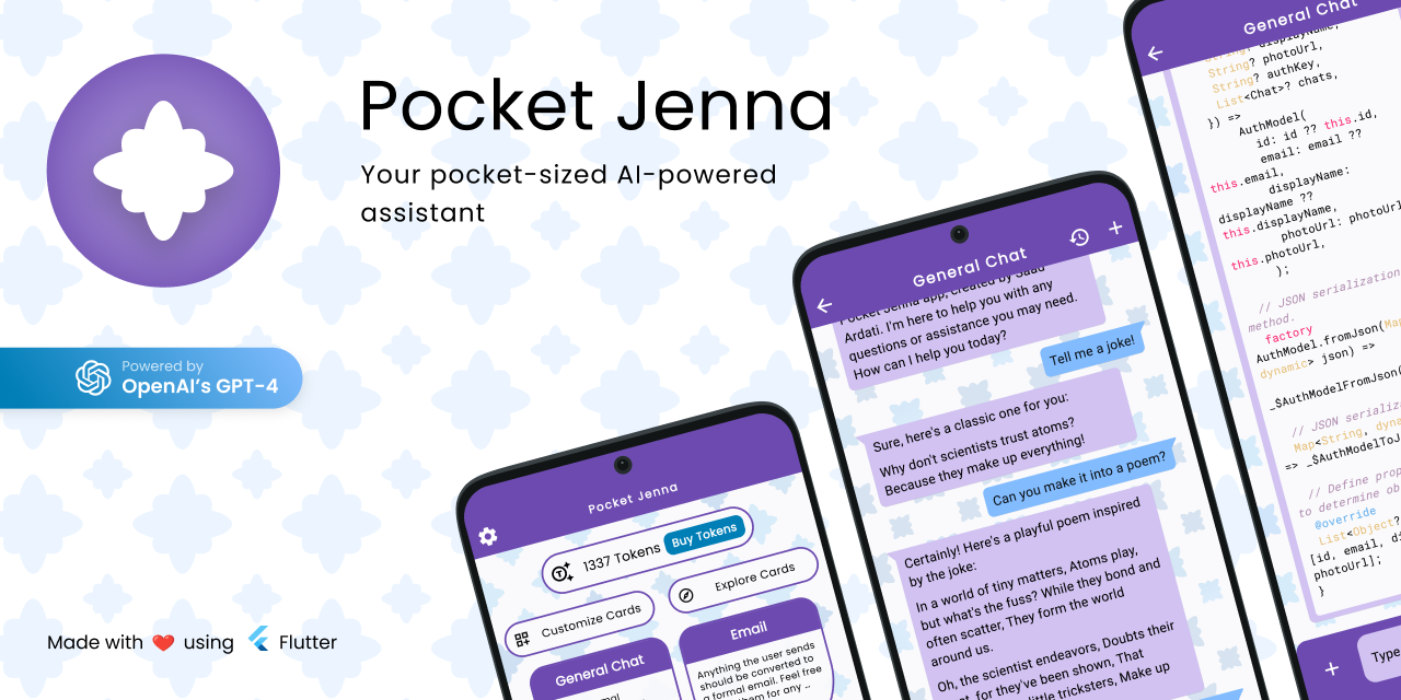 Github Saadardati Pocketjenna