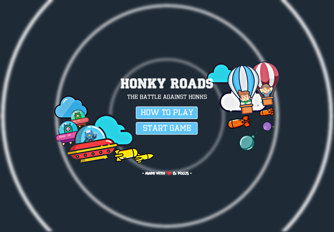 GitHub - asadullahrifat89/honk-buster-game-pixijs: A simple 2D bomber shooter game built using ...