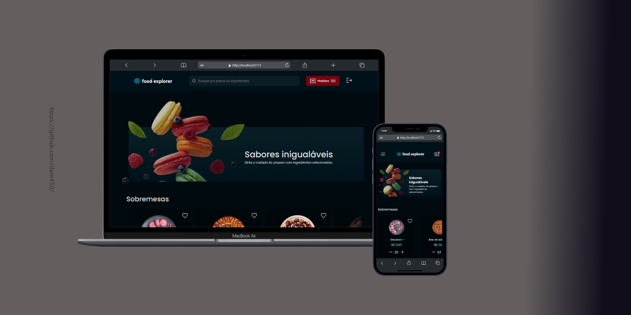 GitHub - dam450/foodexplorer: frontend do projeto foodexplorer, desafio final do treinamento ...