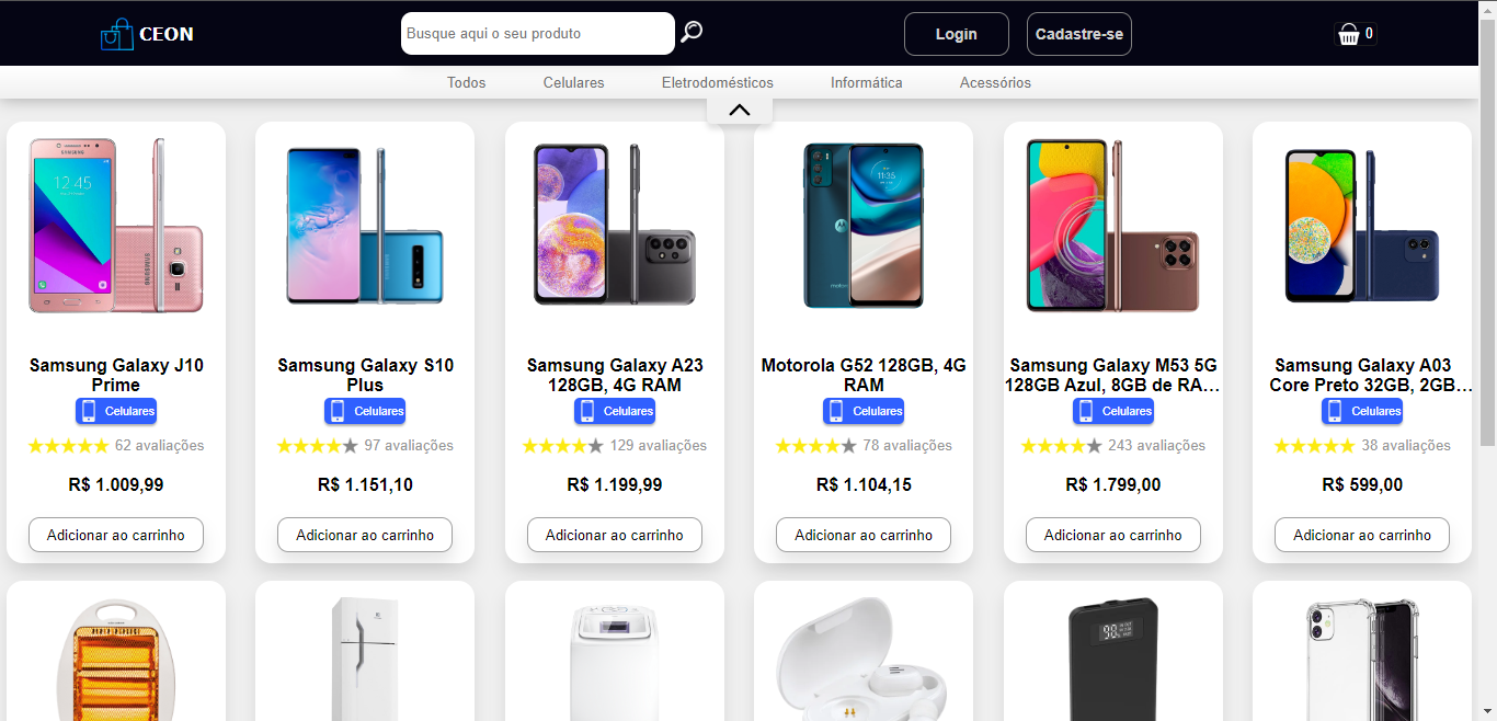 GitHub - EricNunes0/Ceon-Loja-Virtual