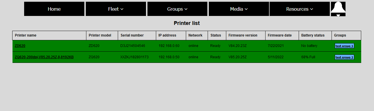 GitHub - mattuso83/Zebra-printers-management-tool: A web tool to manage ...