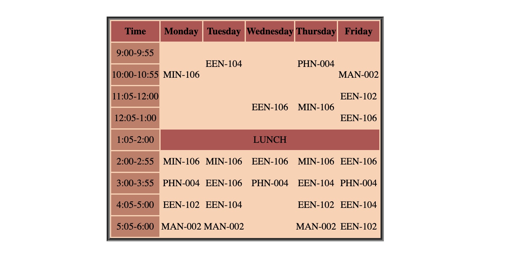 GitHub - VaiBrahma/time-table