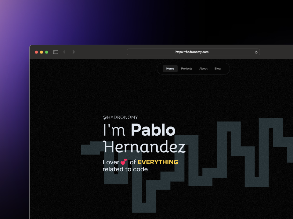 GitHub - hadronomy/portfolio: Hadronomy's portfolio and experiments