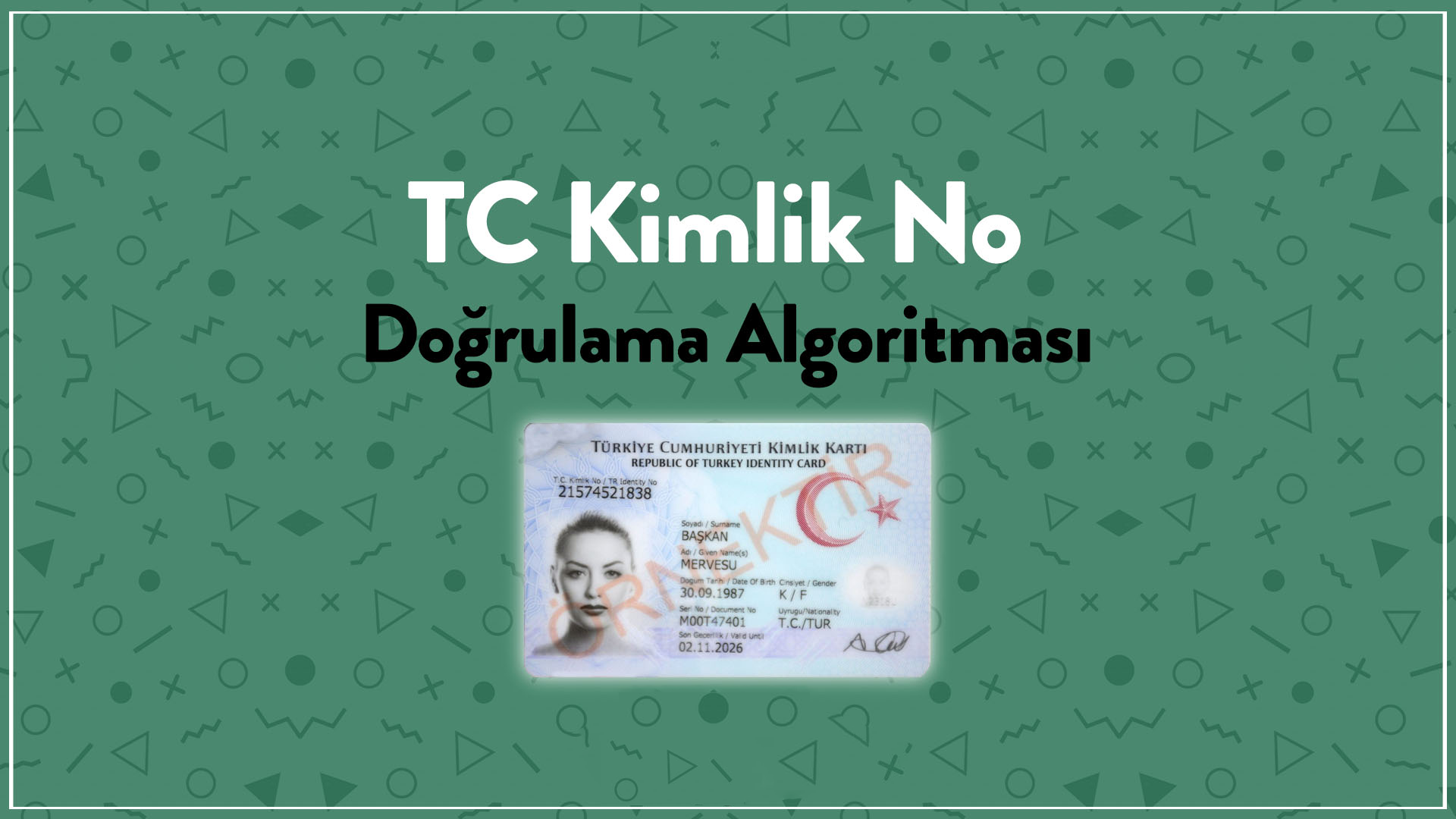 GitHub - alikaratel/TcIdentityVerification: Tc Identity Verification