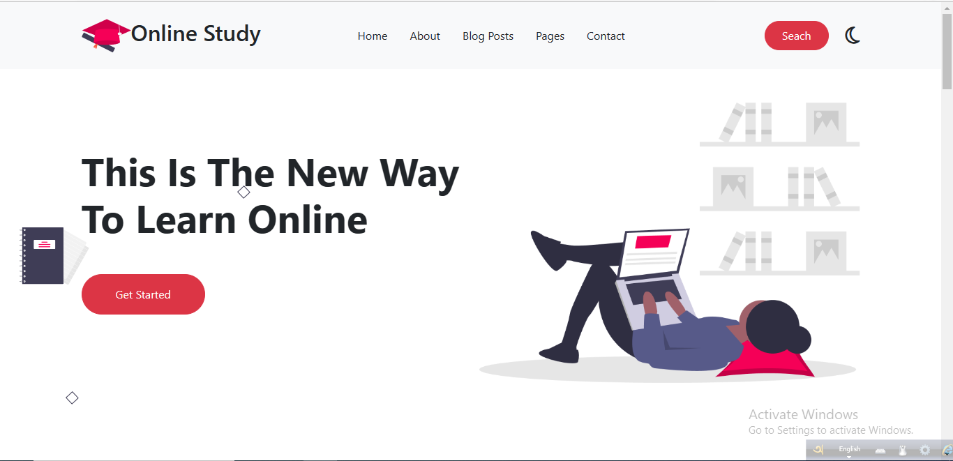 GitHub - RIDOY1262/Online_Study: Template made by HTML, CSS, BOOTSTRAP