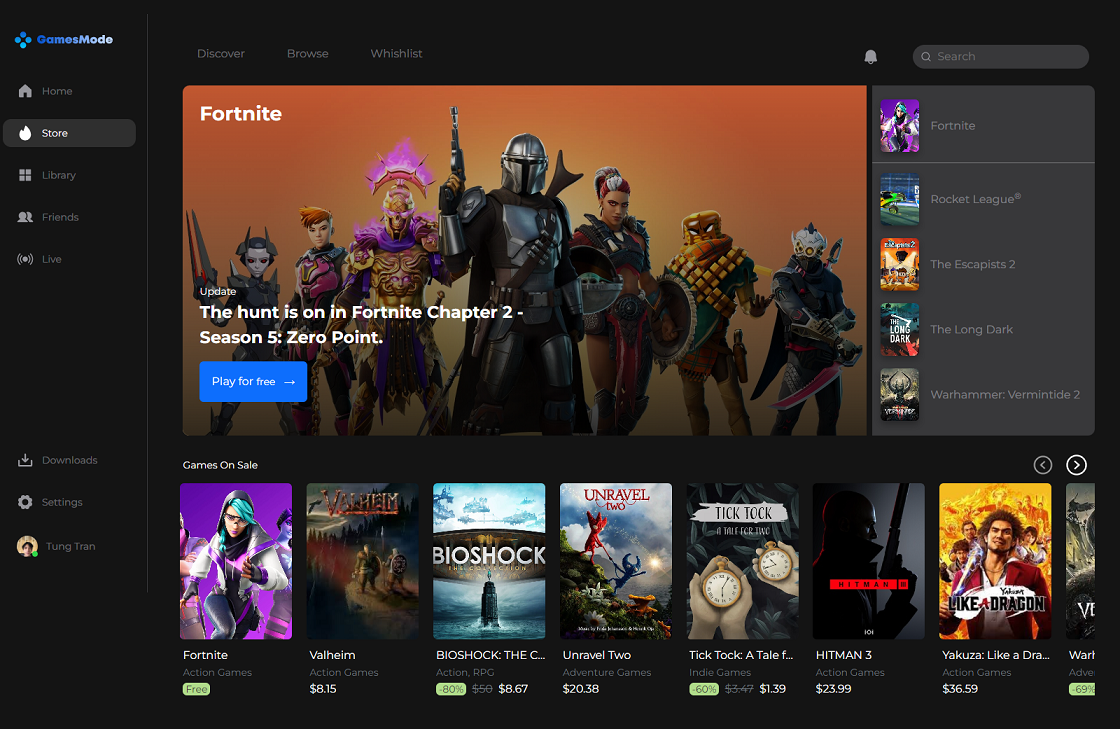 GitHub - wellsdigit/gamesmode: GamesMode is an online gaming platform ...