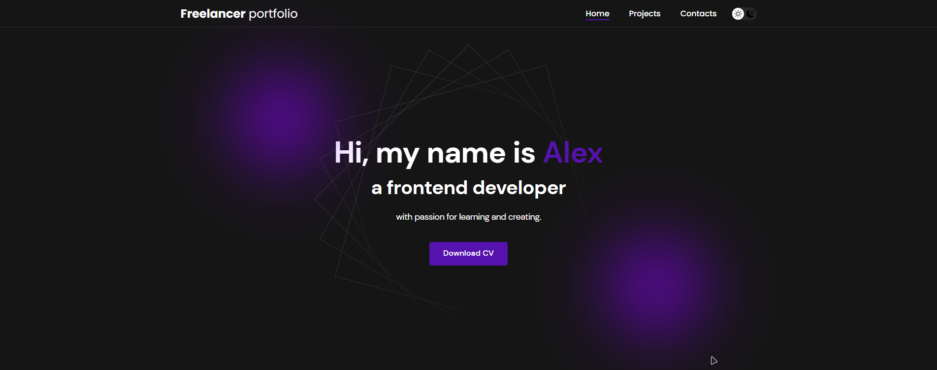 Github Rusudden Portfolio App
