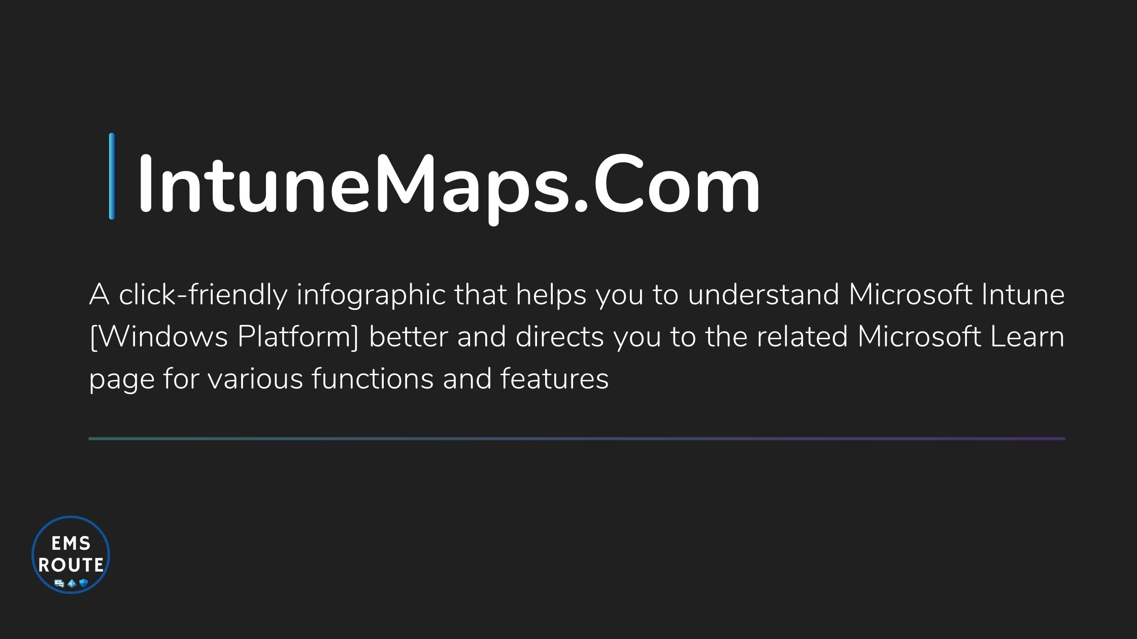 GitHub - shehanperera85/IntuneMaps: A click-friendly infograph that helps you to understand ...