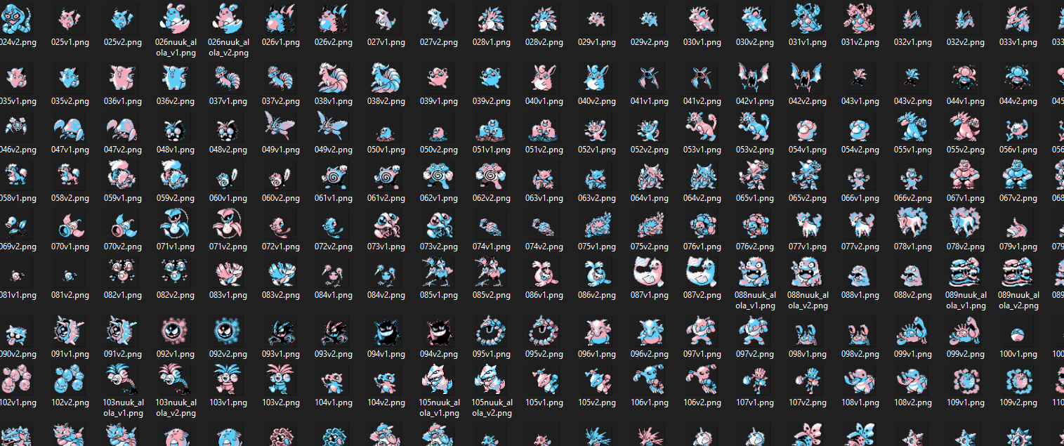 Pokemon Fusion Sprites