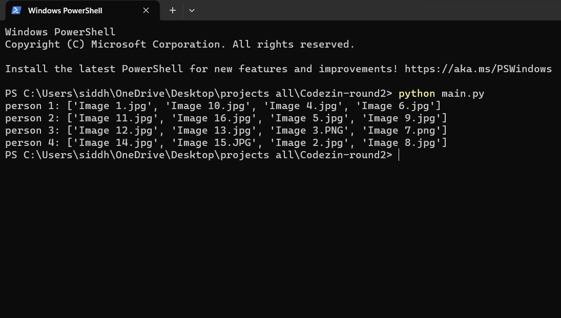 GitHub - siddharth200119/Codezin_round2: This is a simple face recognition and classification ...