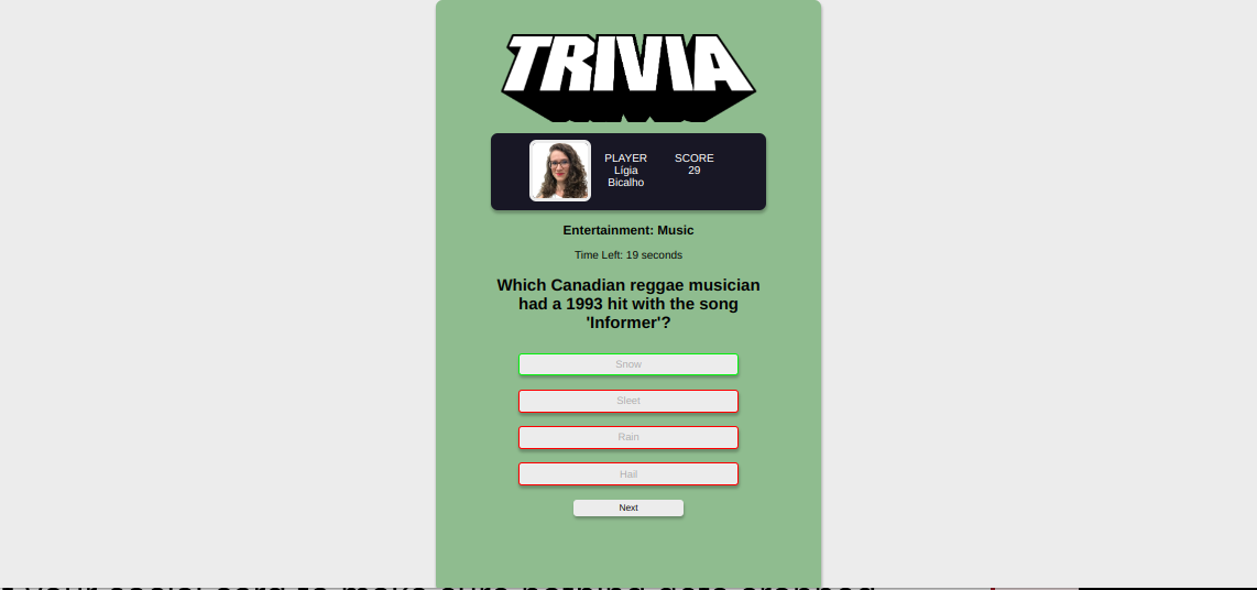GitHub - ligiabicalho/Trivia-Game: Jogo de perguntas e respostas baseado no jogo Trivia (tipo ...