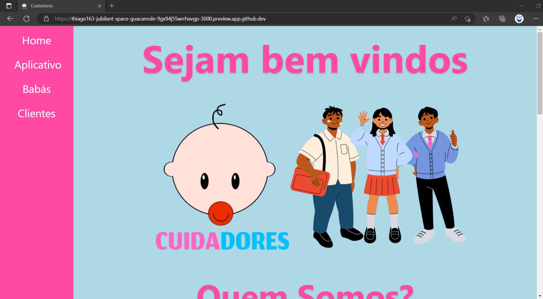 GitHub - Thiago163/SITECUIDADORES: está online