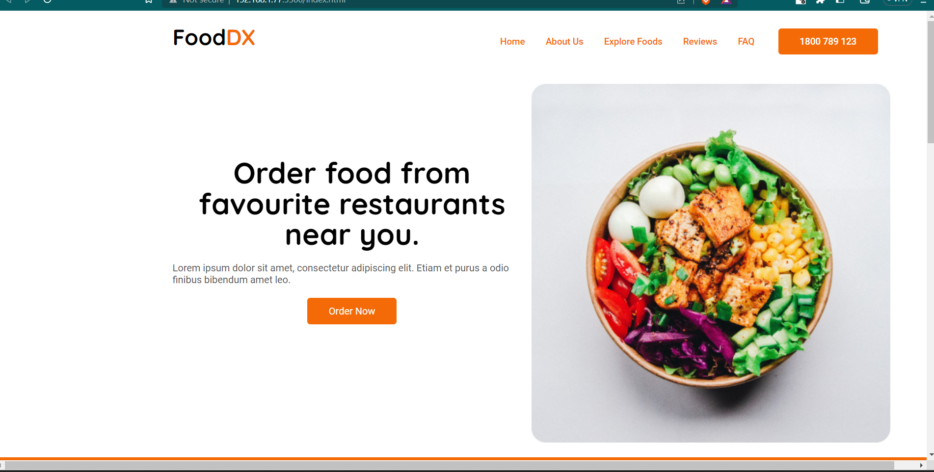 GitHub - karkisujan655/food-odering-websiteDesign: a landing page for ...
