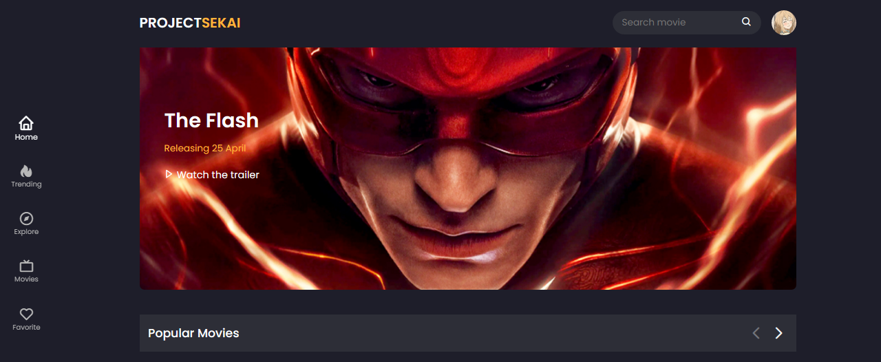 GitHub - shanatta/project-sekai: responsive movies website