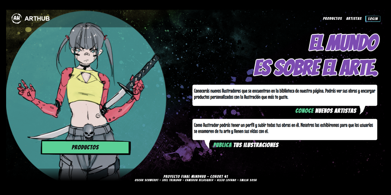 GitHub - CameronVelasquez/ArtHub: ArtHub e-commerce. Colaborative Work